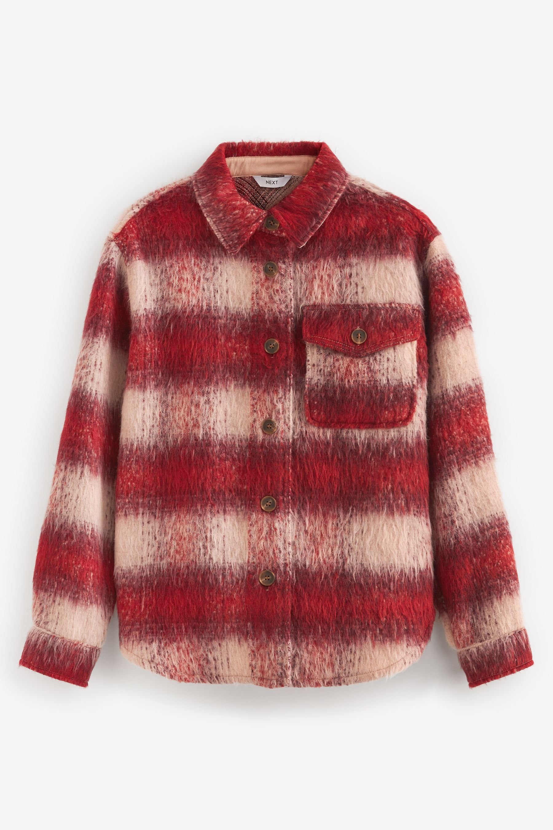 Next Hemdjacke Langärmelige Hemdjacke Im Karomuster 1 St