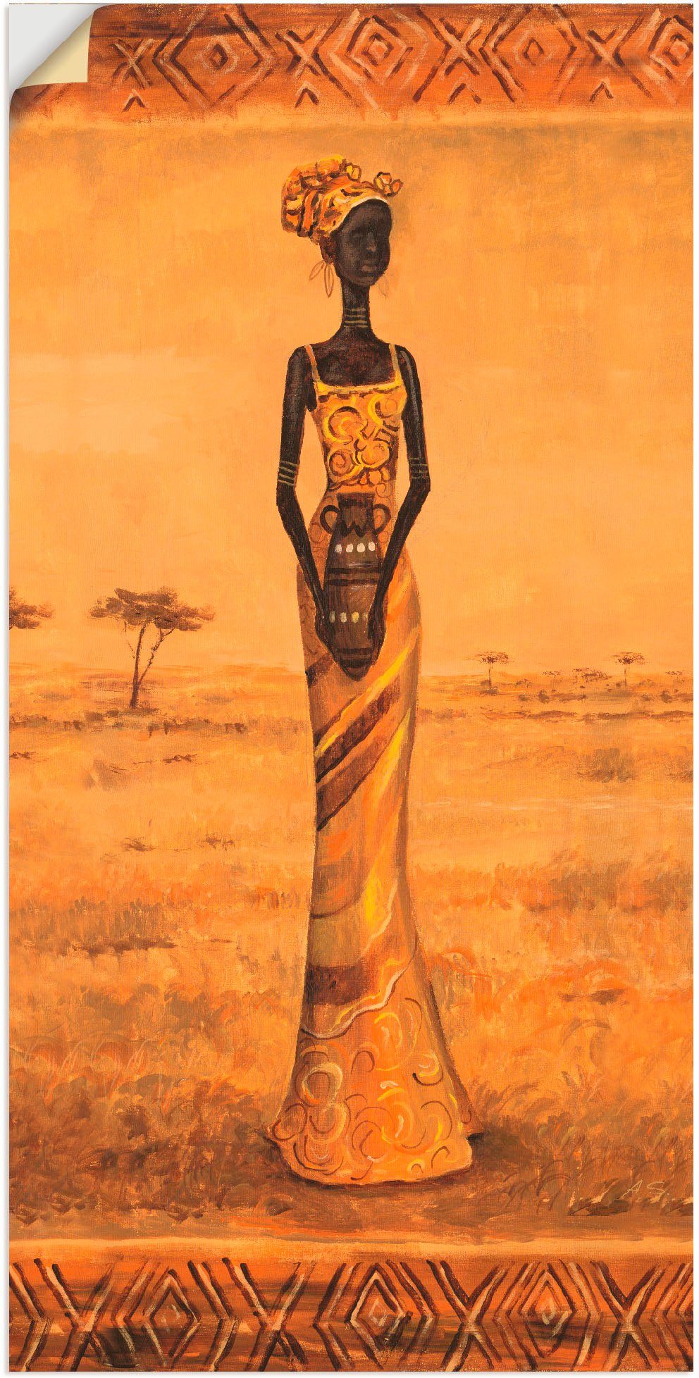 Artland Wandbild Afrikanische Eleganz Ii Frau 1 Stück In Vielen