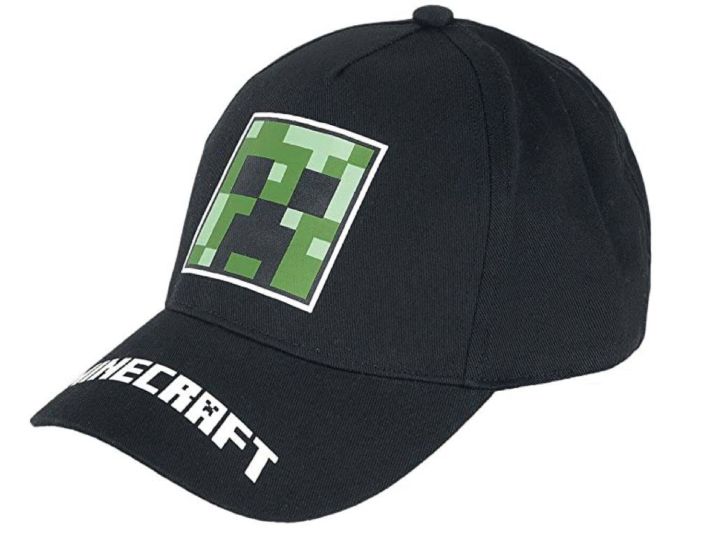 Minecraft Baseball Cap Minecraft Basecap schwarz, in verschiedenen ...