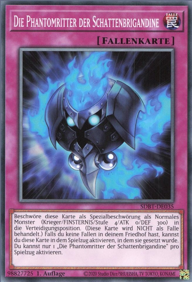 Recollectibles Sammelkarte Yugioh Karte Die Phantomritter Der