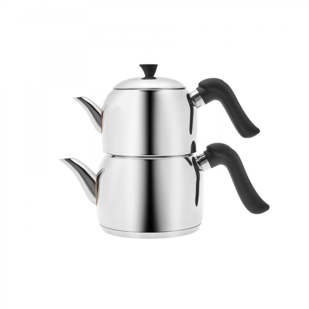 Karaca Teekanne Karaca Edena Midi Edelstahl-Teekannen-Set, 2.1L ...