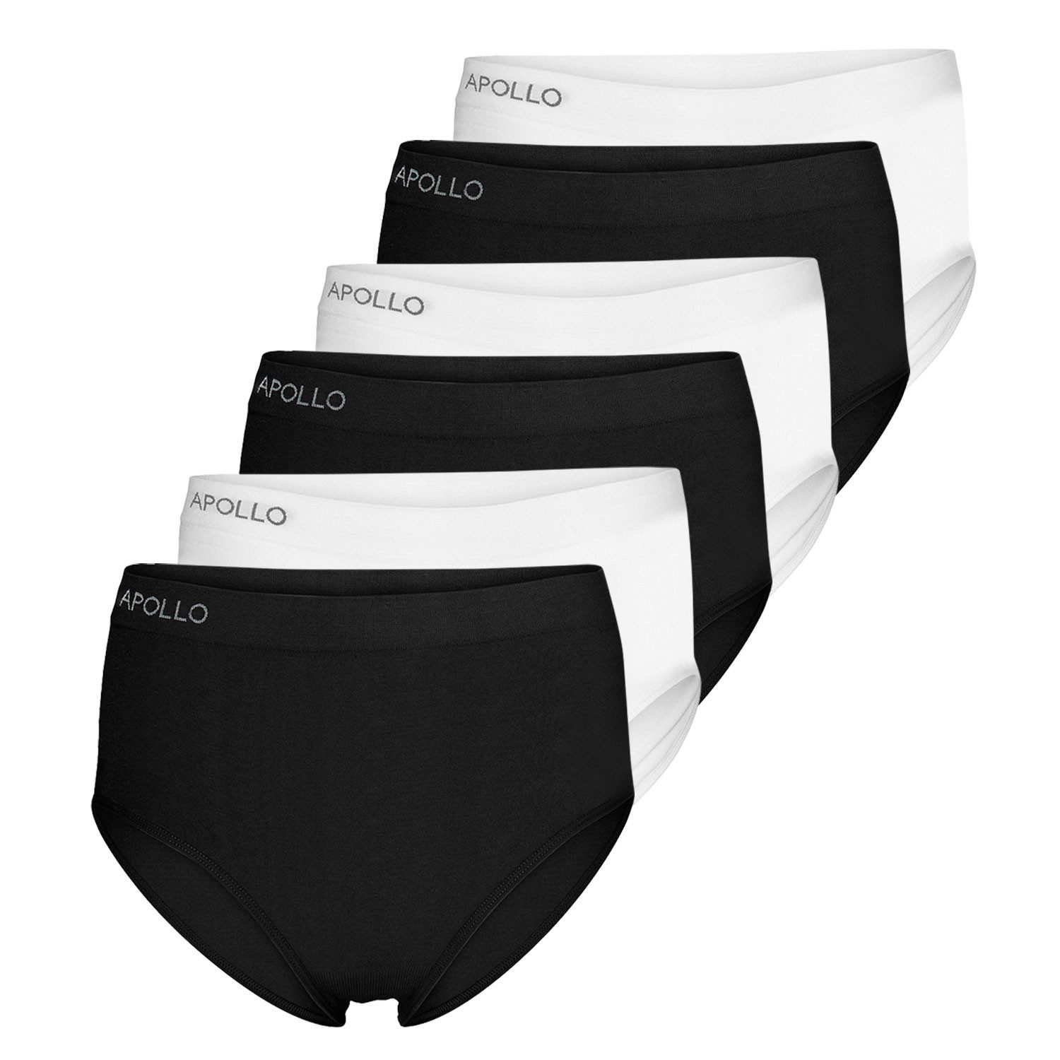 Apollo Slip Basic Seamless High Waist, Baumwoll-Stretch