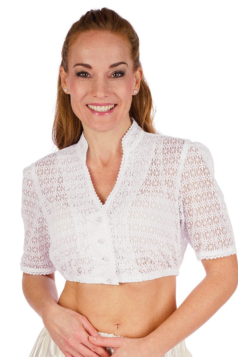 Berwin & Wolff Dirndlbluse Dirndlbluse - GILLIAN - weiß