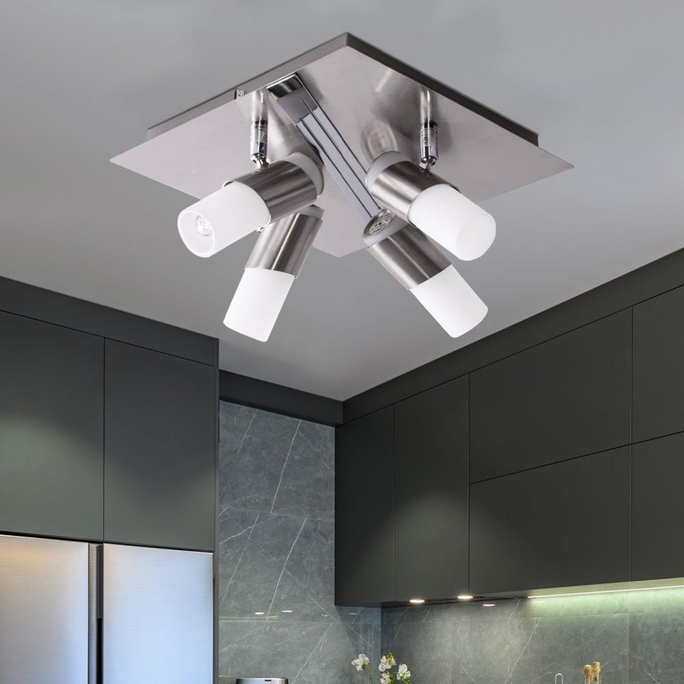 Etc Shop Led Deckenspot Led Decken Leuchte Chrom Wohn Arbeits Zimmer