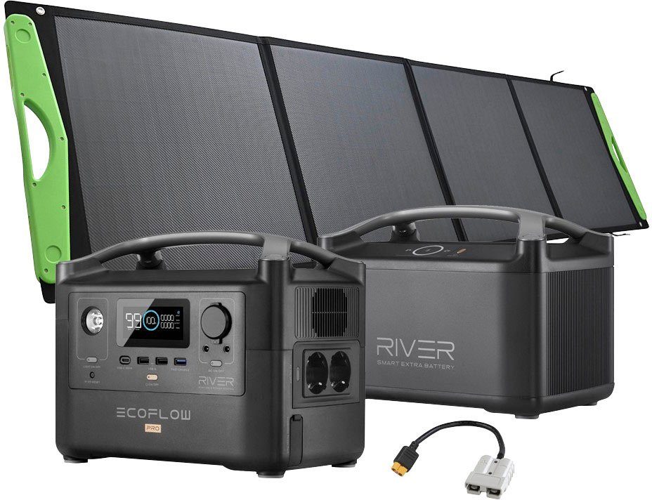 Ecoflow Solaranlage River Pro Powerstation 200w Offgridtec® Hardcover
