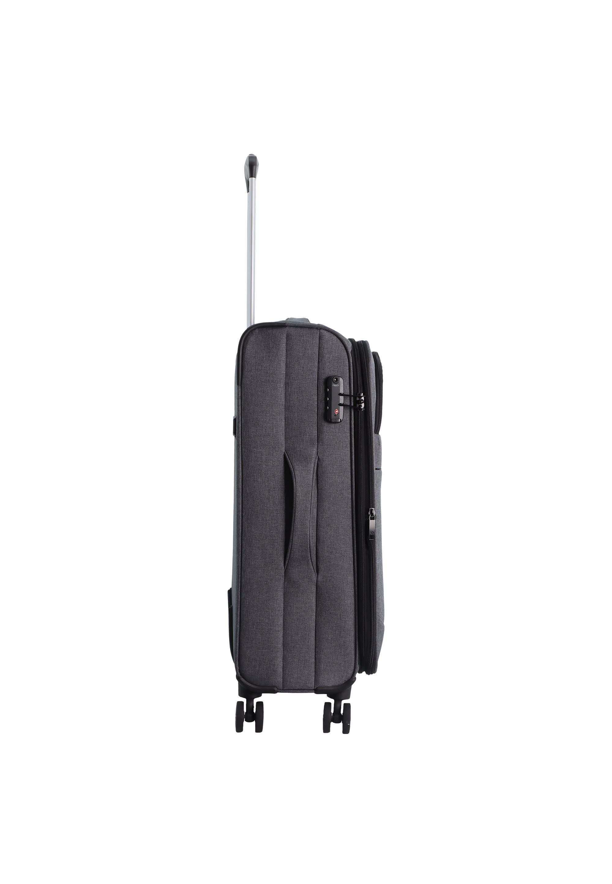 Saxoline® Koffer 2 Tone, aus Polyester-Material, Reisekoffer