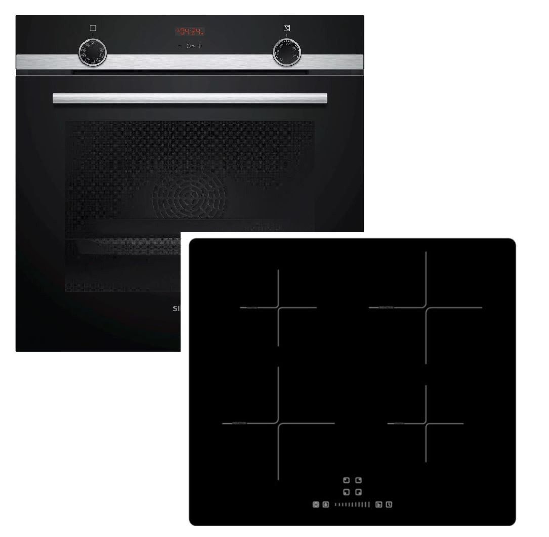 Siemens Backofen Set Ecoclean Mit Pkm Induktionskochfeld 60 Cm Autark