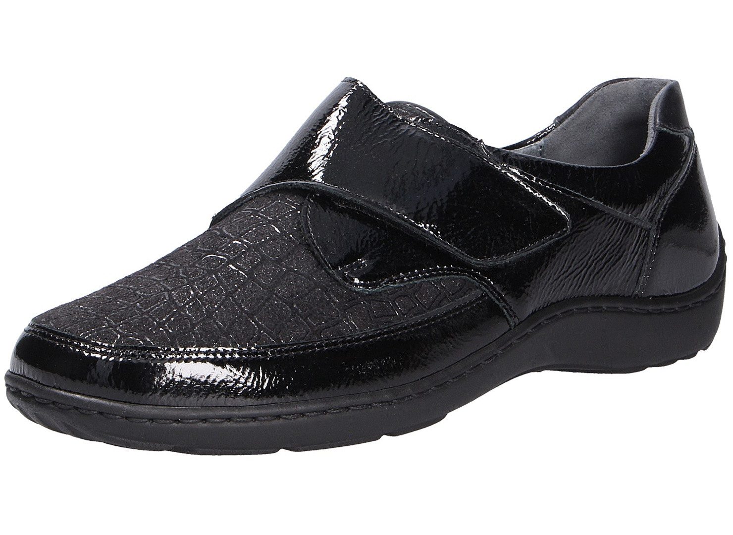 Waldläufer Waldläufer Damen Slipper schwarz Größe Slipper, Schlupfschuh