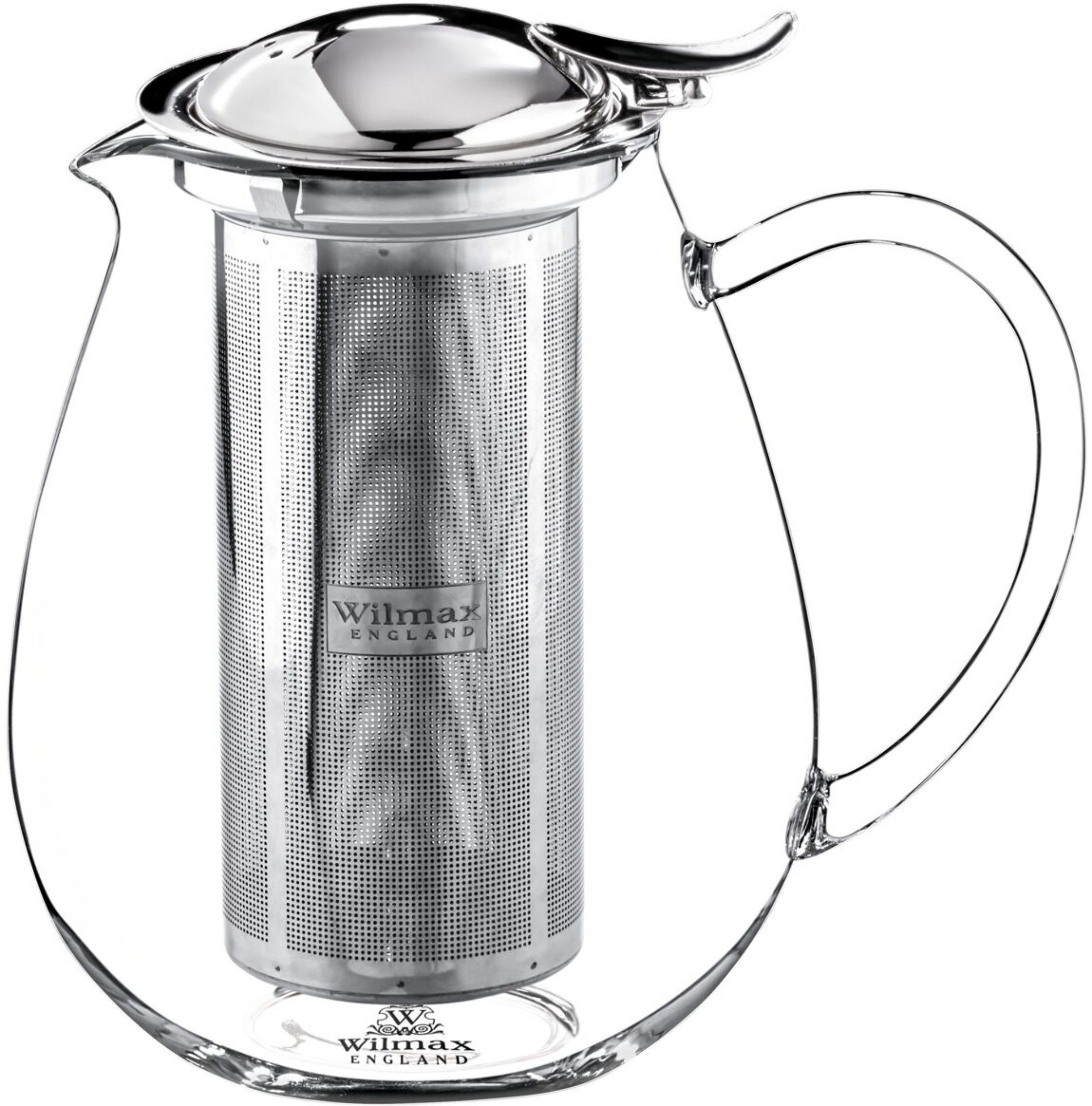 Wilmax England Kanne Klare Teekanne Aus Borosilikatglas 850 Ml
