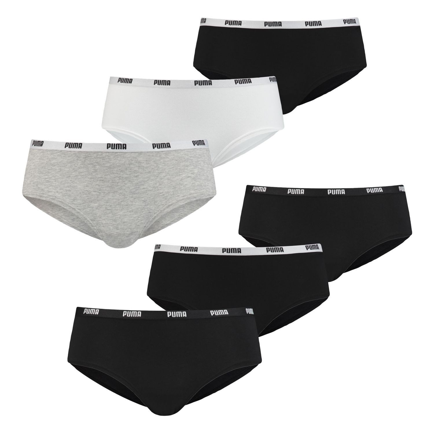 PUMA BODYWEAR Panty Comfort Cotton Stretch (3-St., Sparpack) mit PUMA ...