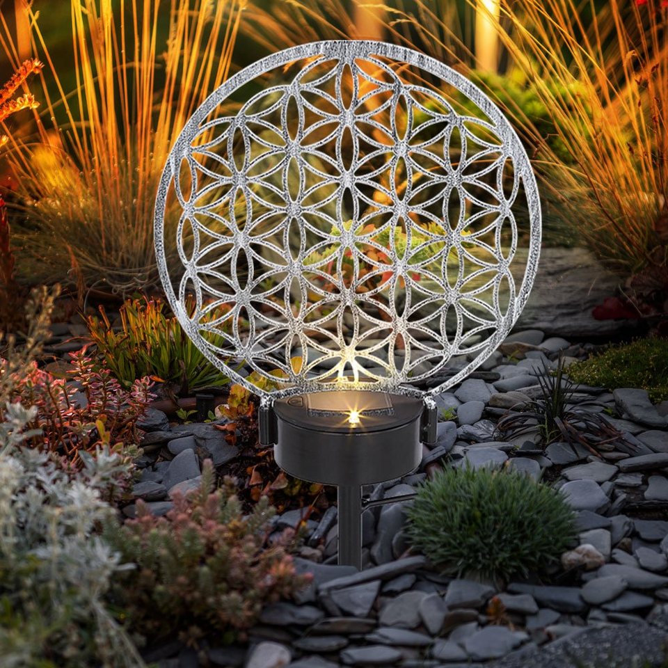 Etc Shop Led Solarleuchte Led Leuchtmittel Fest Verbaut Warmweiß