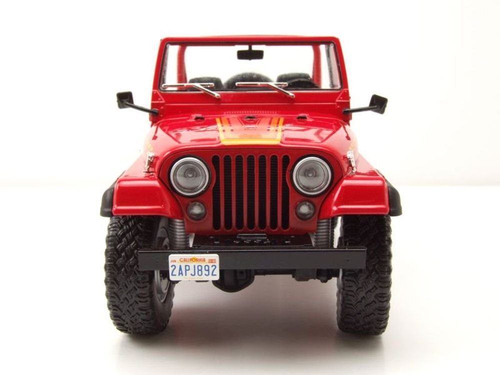 GREENLIGHT collectibles Modellauto Jeep CJ-7 Renegade 1983 rot ...