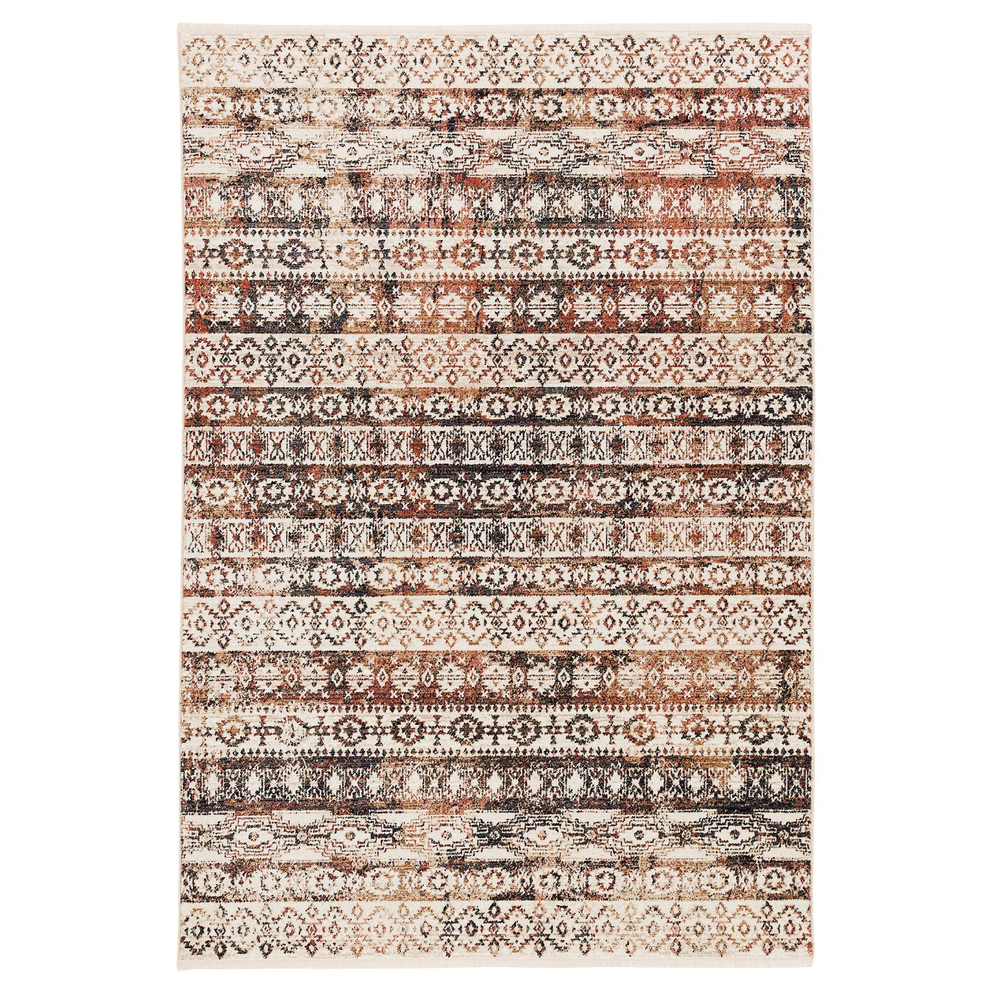 Pergamon Designteppich Designer Teppich Nia Vintage Stripes Rechteckig