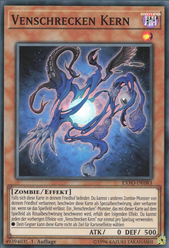 Recollectibles Sammelkarte Yugioh Karte Venschrecken Kern Deutsch Yu