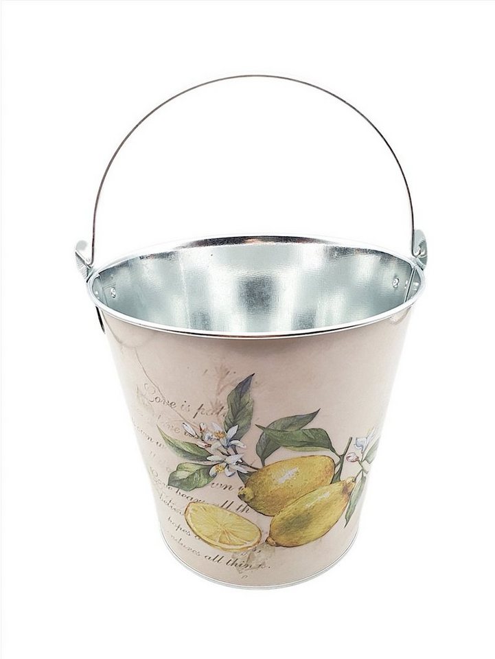Linoows Pflanzkübel Übertopf Pflanztopf Blumentopf Metalleimer