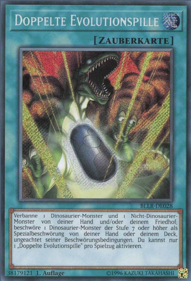 Recollectibles Sammelkarte Yugioh Karte Doppelte Evolutionspille