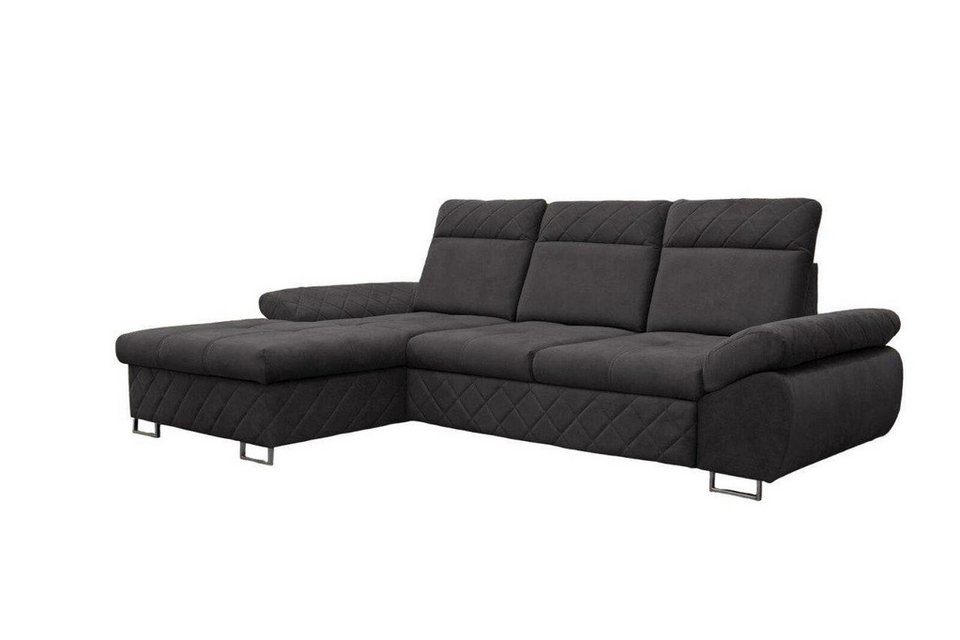Jvmoebel Ecksofa Wohnzimmer Textil L Form Sofas Braune Ecksofa Couch