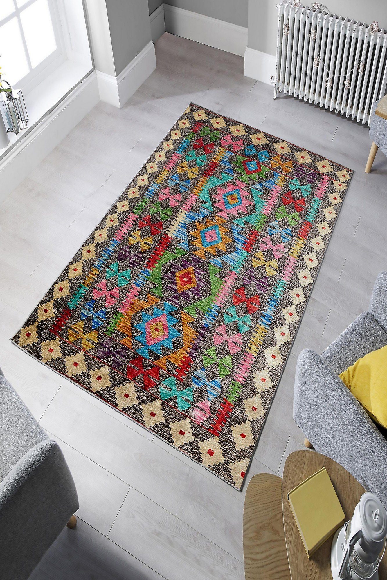 Teppich W1178 Hft Bunt 80 X 120 Cm 100 Polyester Conceptum Hypnose