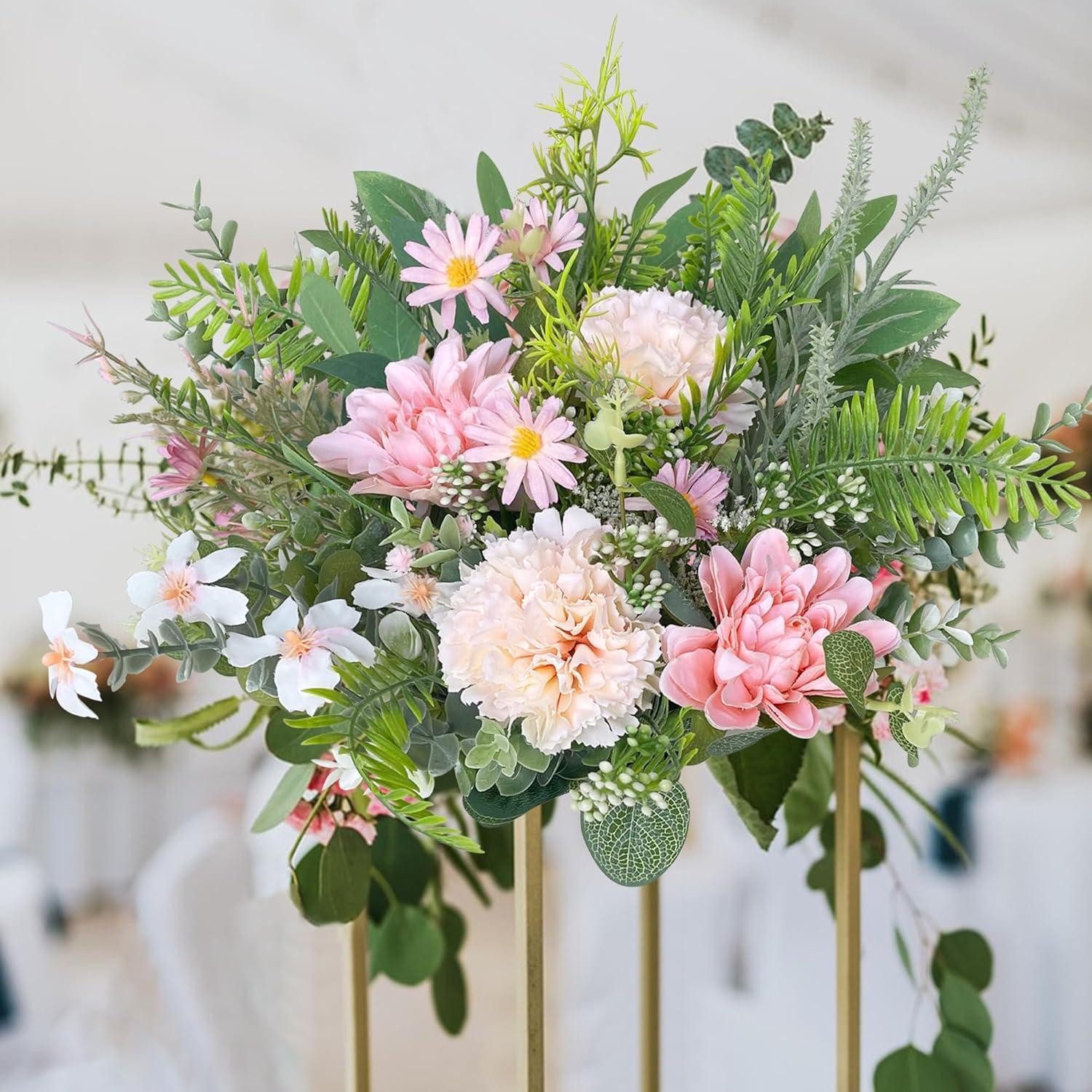 LuxusKollektion Küchenorganizer-Set Kunstblumen Seidenblumen Eukalyptus ...