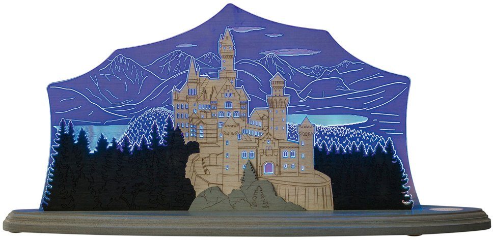 Weigla Led Dekolicht Schloss Neuschwanstein Led Wechselbar
