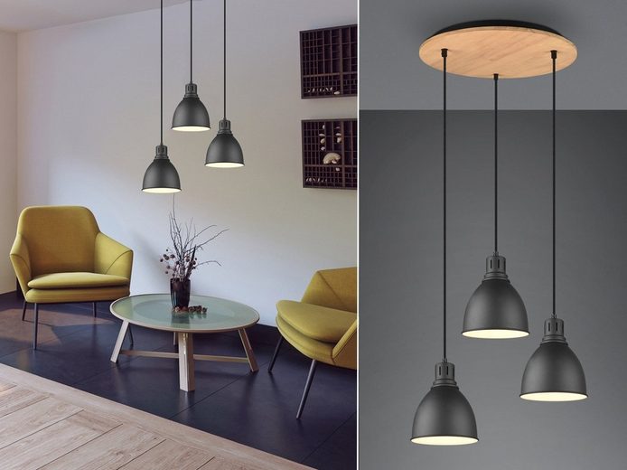 meineWunschleuchte LED Pendelleuchte, Holz mehrflammig, Esstisch-Lampe ... meineWunschleuchte LED Pendelleuchte, Holz mehrflammig, Esstisch-Lampe ...