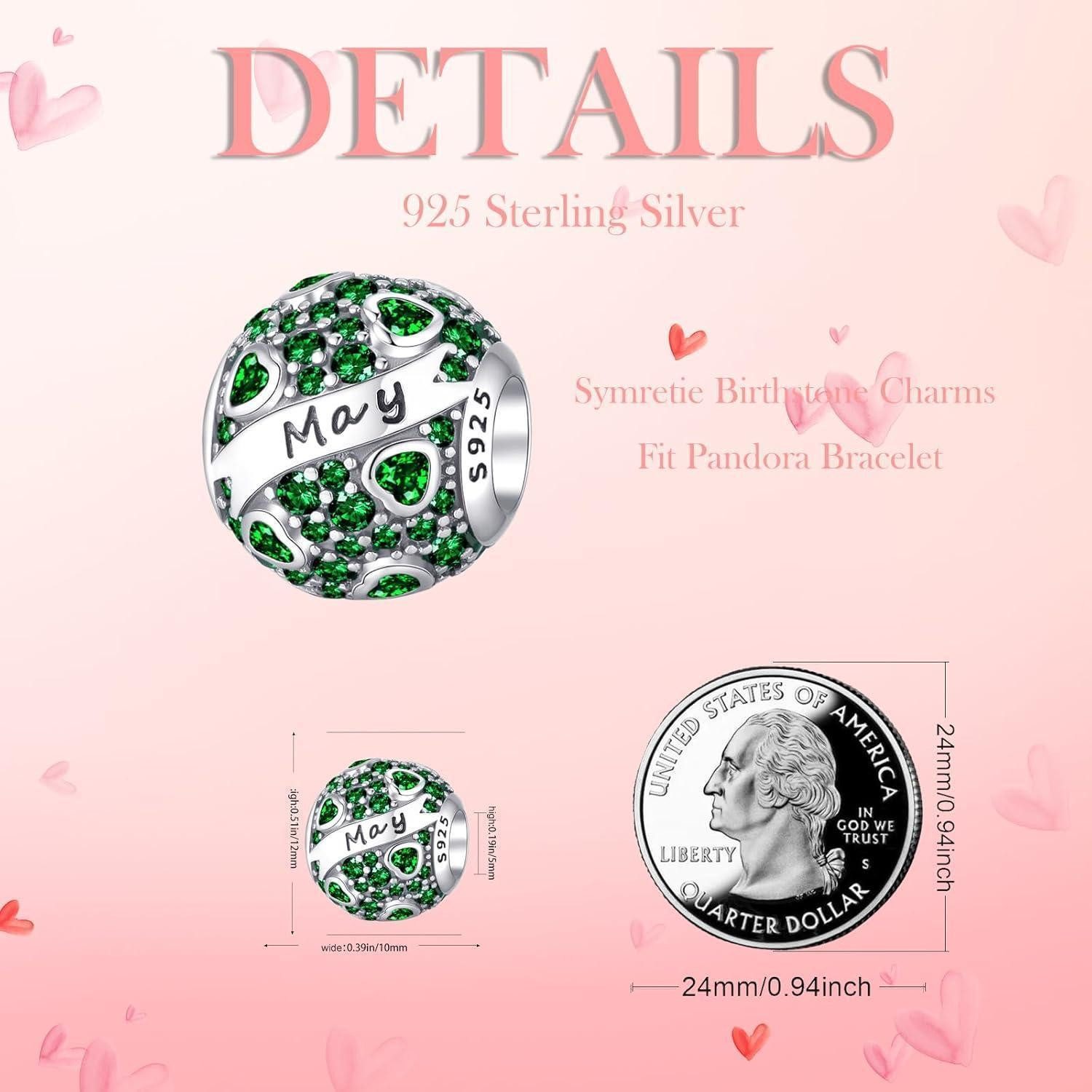 LuxusKollektion Charm-Einhänger Anhänger 925 Sterling Silber ...