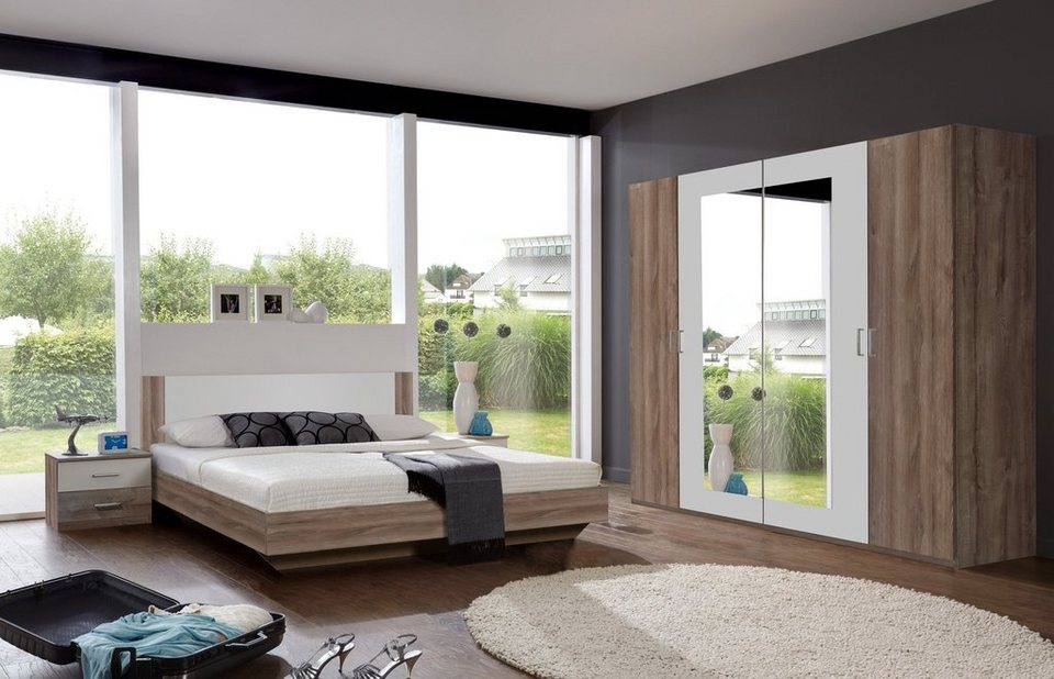 Möbelando Komplettschlafzimmer Franziska Bxh 469x210 Cm In Weiss