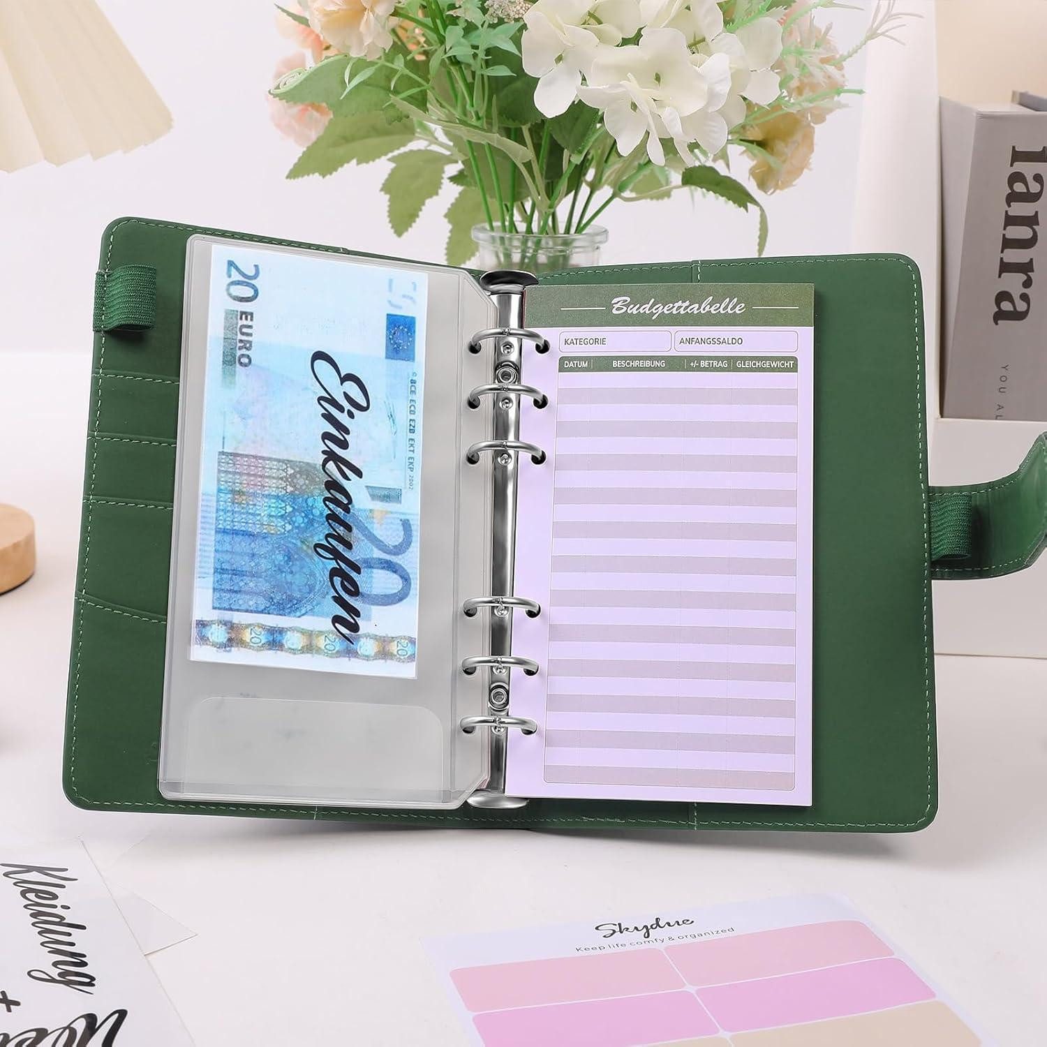LuxusKollektion Notizbuch Budget Planner Spar Buch Geld Organizer mit ...