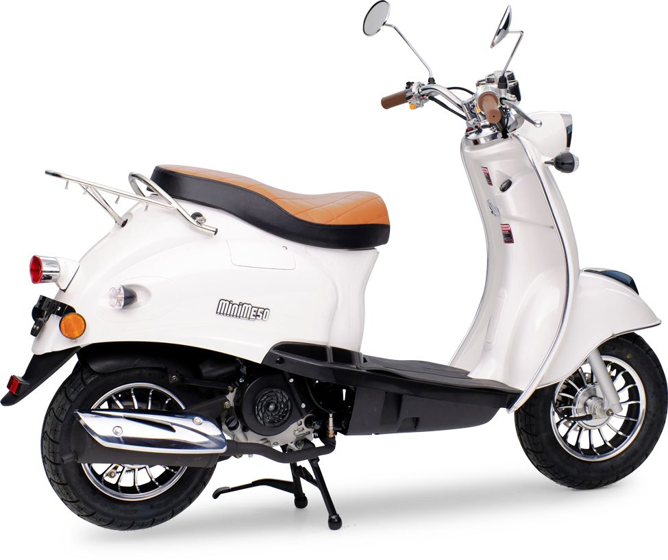 Burnout Motorroller MiniMe 50ccm 45km/h Euro 5 Retro Roller, 50 ccm, 45 ...