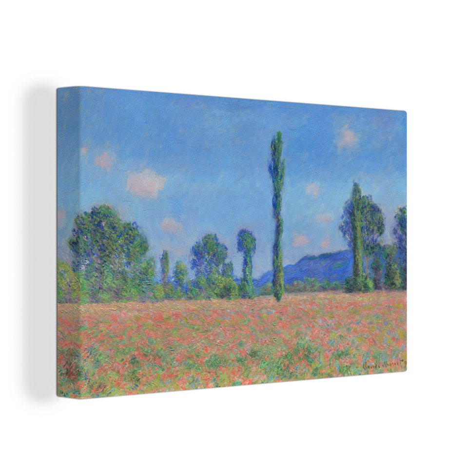 Onemillioncanvasses® Leinwandbild Mohnfeld In Giverny Gemälde Von