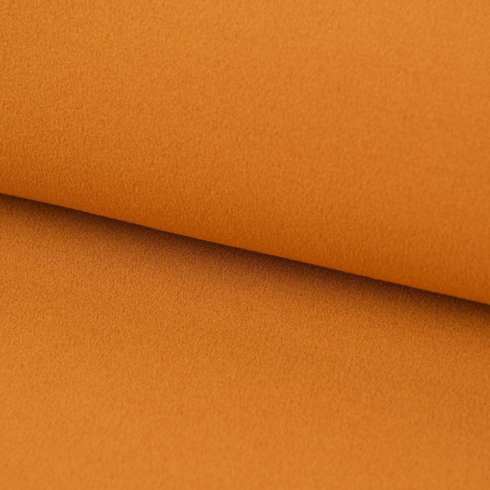 SchÖner Leben Stoff Bekleidungsstoff Crêpe Georgette Stretch Einfarbig