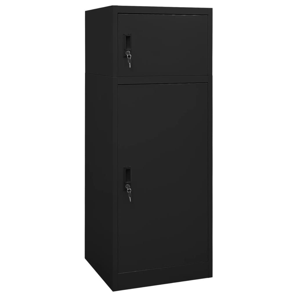 furnicato Stauraumschrank Sattelschrank Hellgrau 53 x 53 x 105 cm mit ...