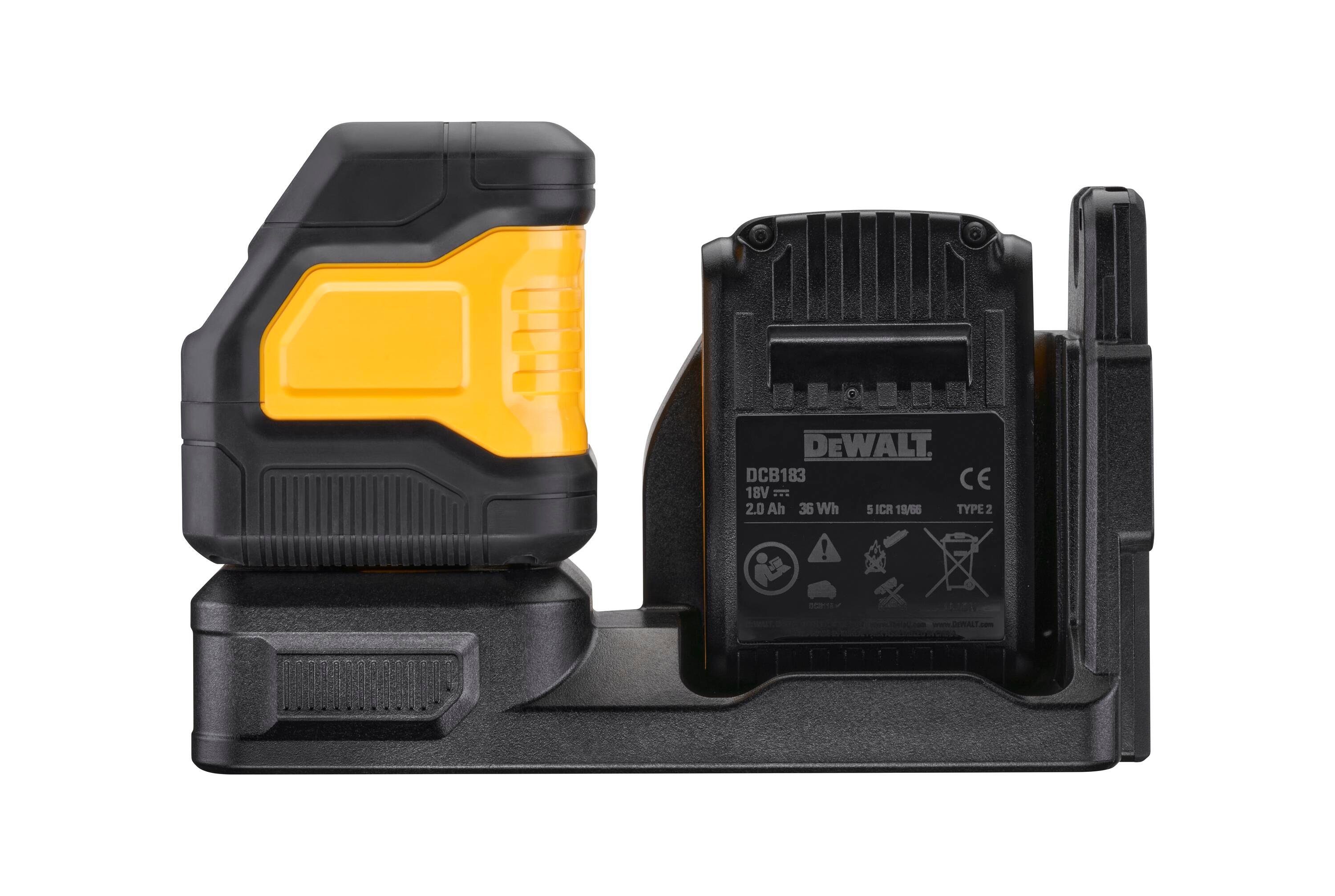 DeWalt Kreuzlinienlaser DCE088D1G18-QW Kreuzlinien-Laser grün ...