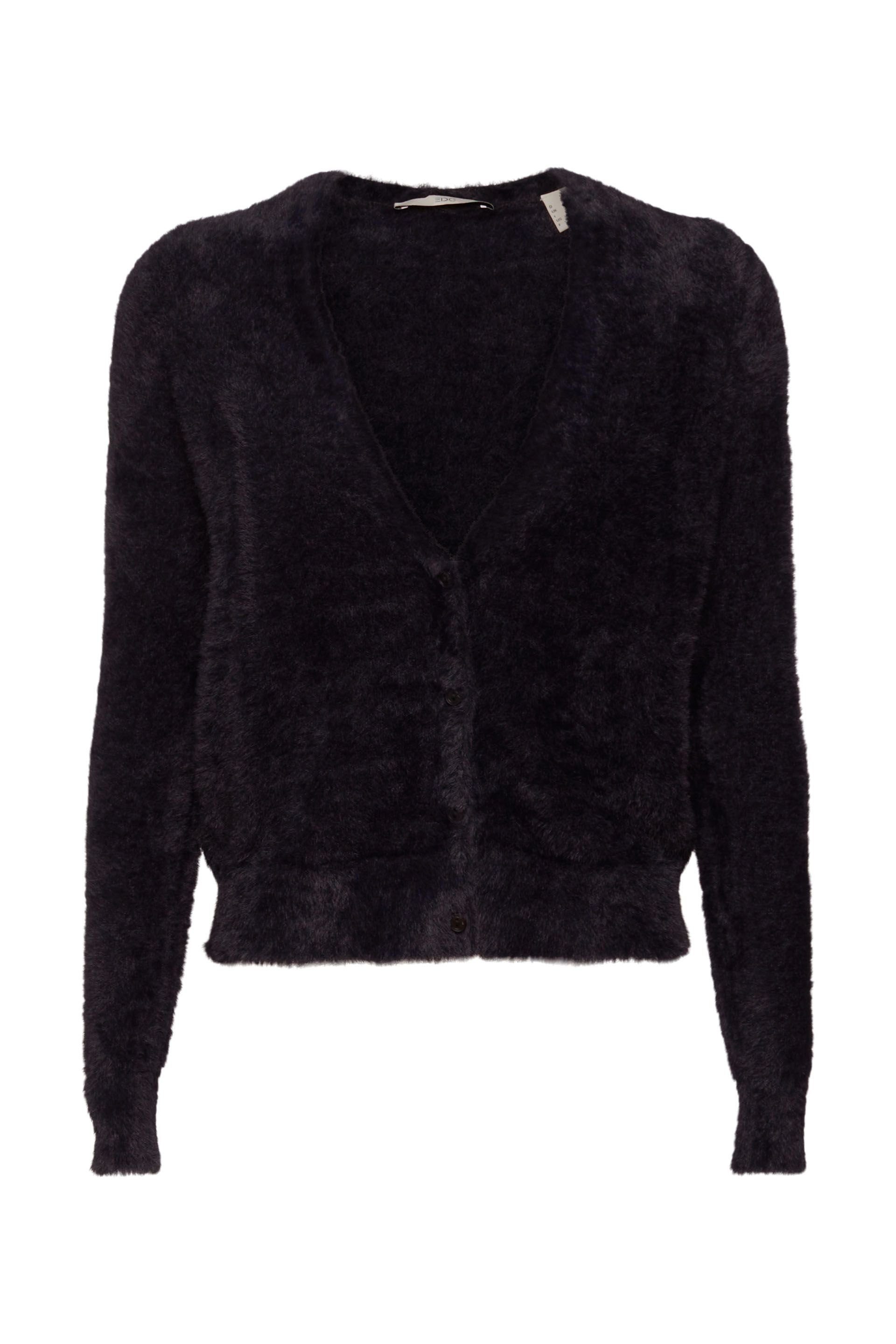 Edc By Esprit Cardigan Flauschiger Cardigan Mit V Ausschnitt Online