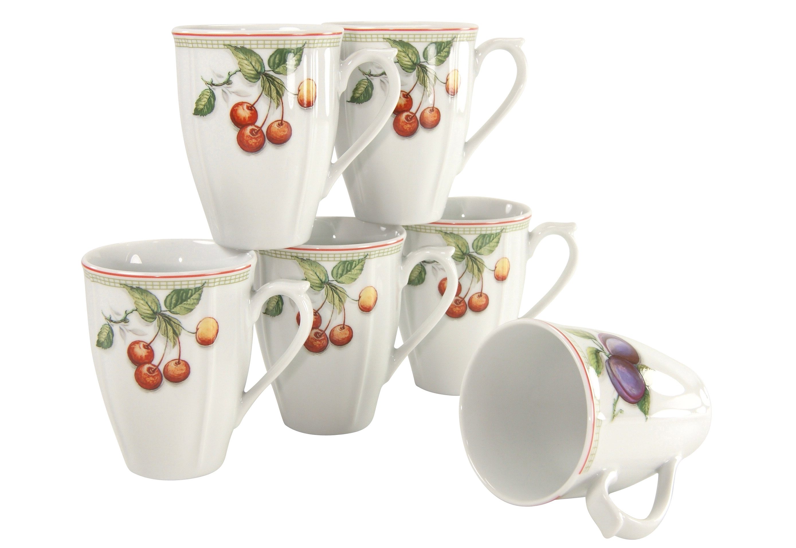 Creatable Becher Flora Orchard 6 Tlg Kaffee Set Von Creatable