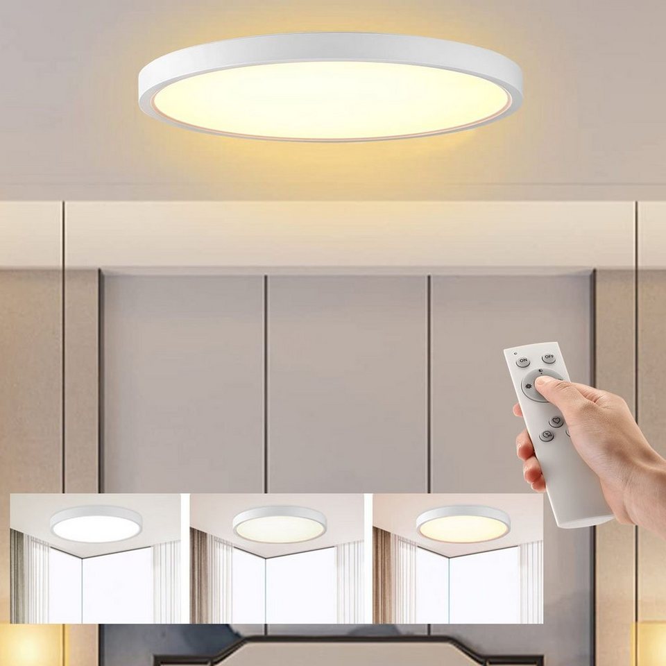 Oyajia Deckenleuchte Ultraslim Led Deckenleuchte 30cm X 25cm 24w