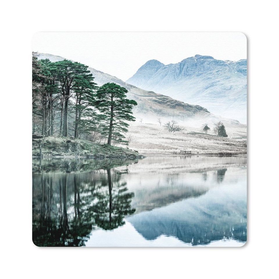 MuchoWow Gaming Mauspad Natur - Winter - Berge - Wald (1-St), Mousepad ... MuchoWow Gaming Mauspad Natur - Winter - Berge - Wald (1-St), Mousepad ...