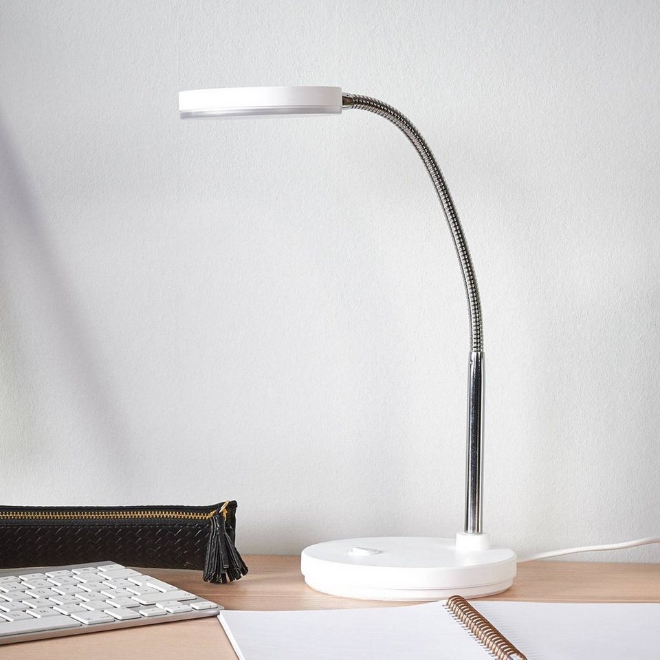 Lindby Led Schreibtischlampe Milow Led Leuchtmittel Fest Verbaut