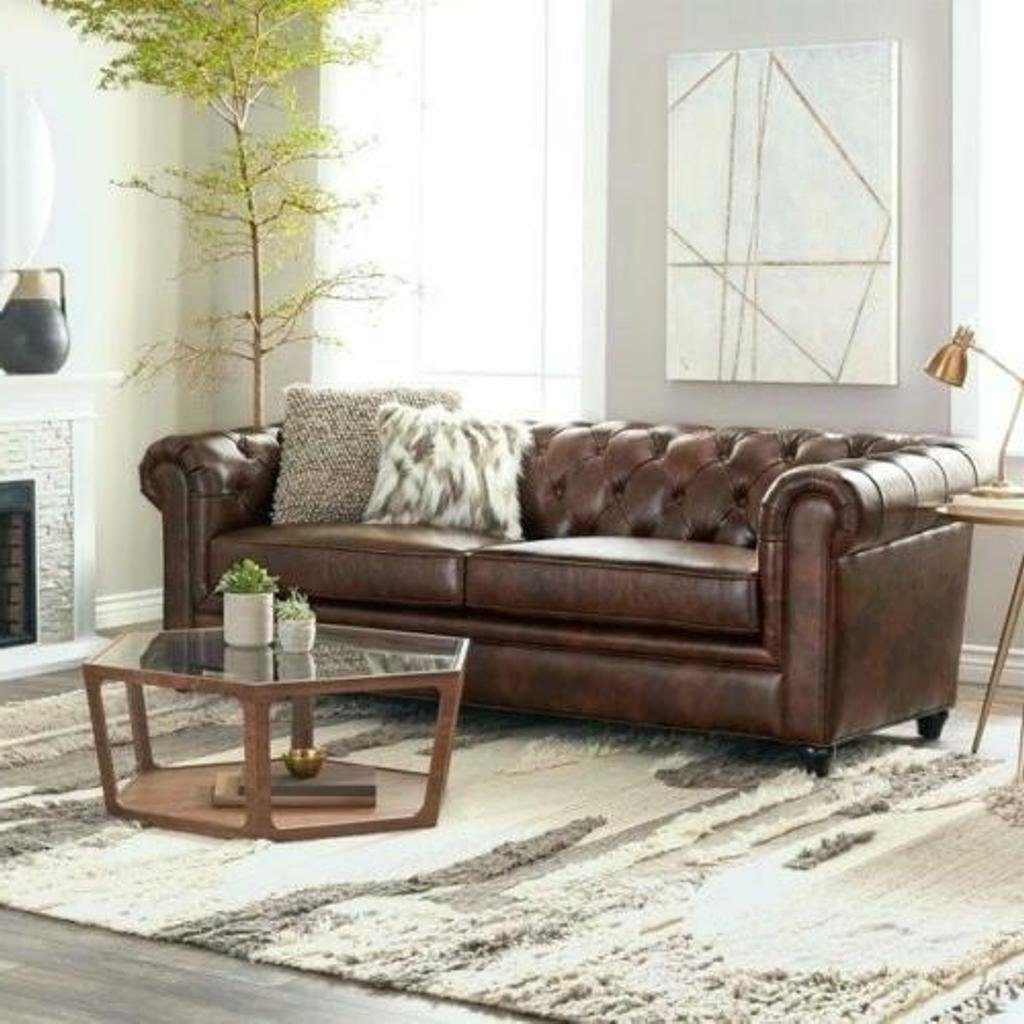 Elegantes Hffner Sofa Leder Ebenbild