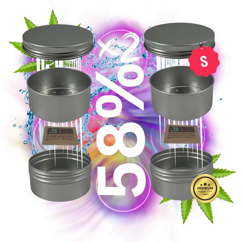 Tronicxl Humidor 2 Stück 58 Humidor Für Grow Stash Dose Growbox Ernte