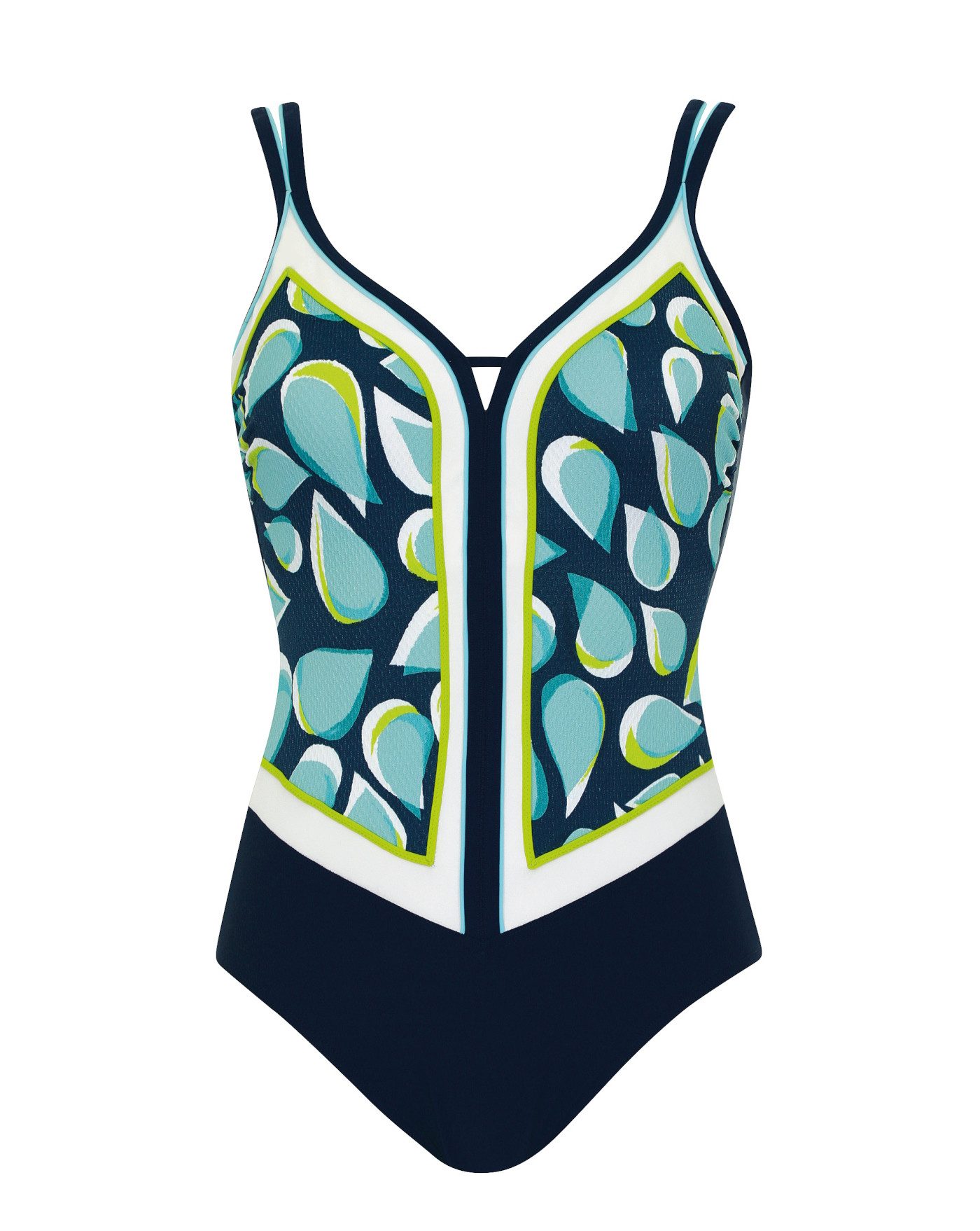 Sunflair Badeanzug Beach Basic Blue & Turquoise Shapewear Badeanzug mit ...