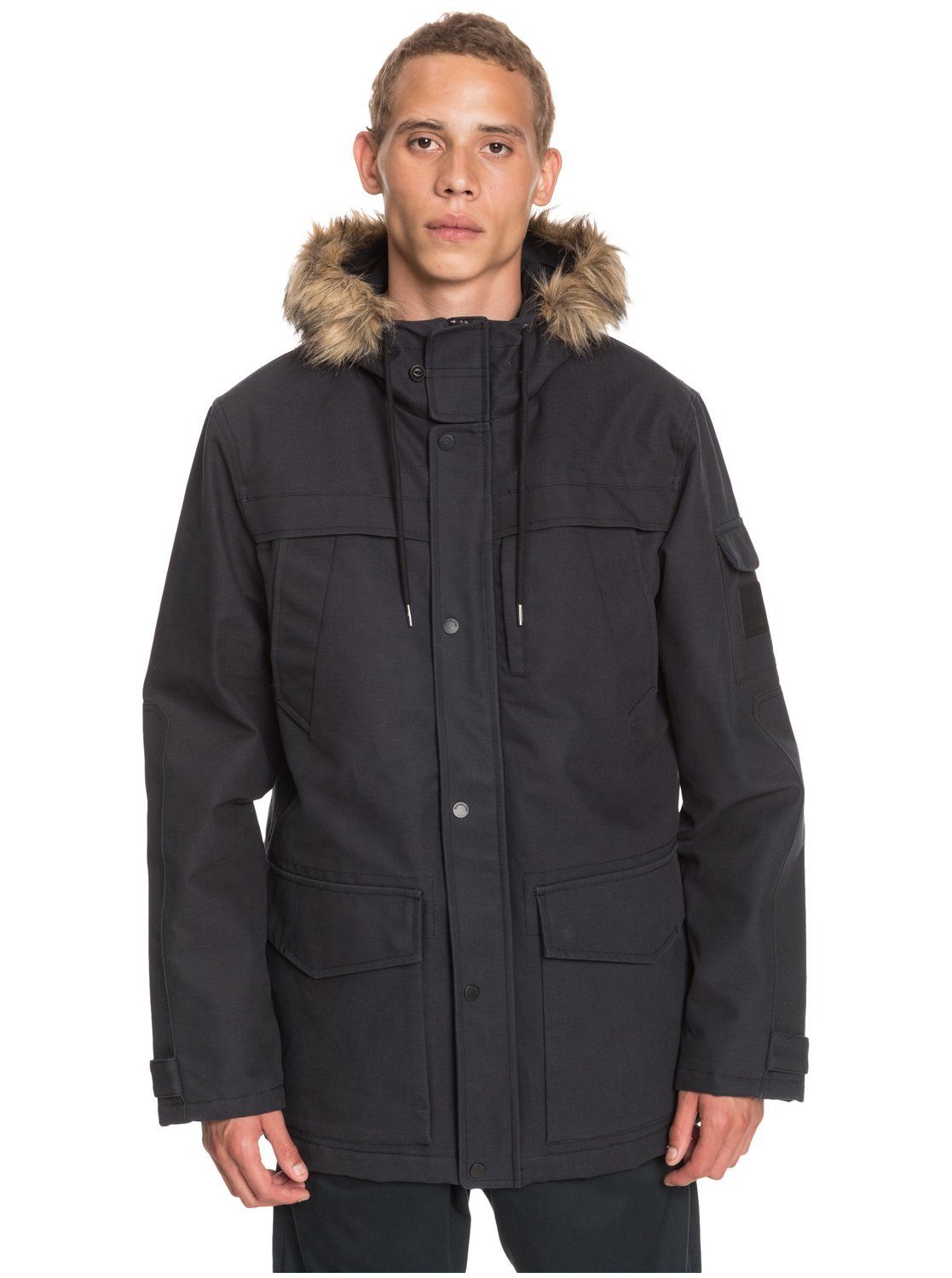 Quiksilver Parka Storm Drop 5K, Kapuze: feste Kapuze mit 3-Panel-Design ...