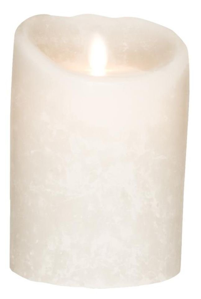 Sompex Led Kerze Flame Led Kerze Weiß Frost 125cm Kerze