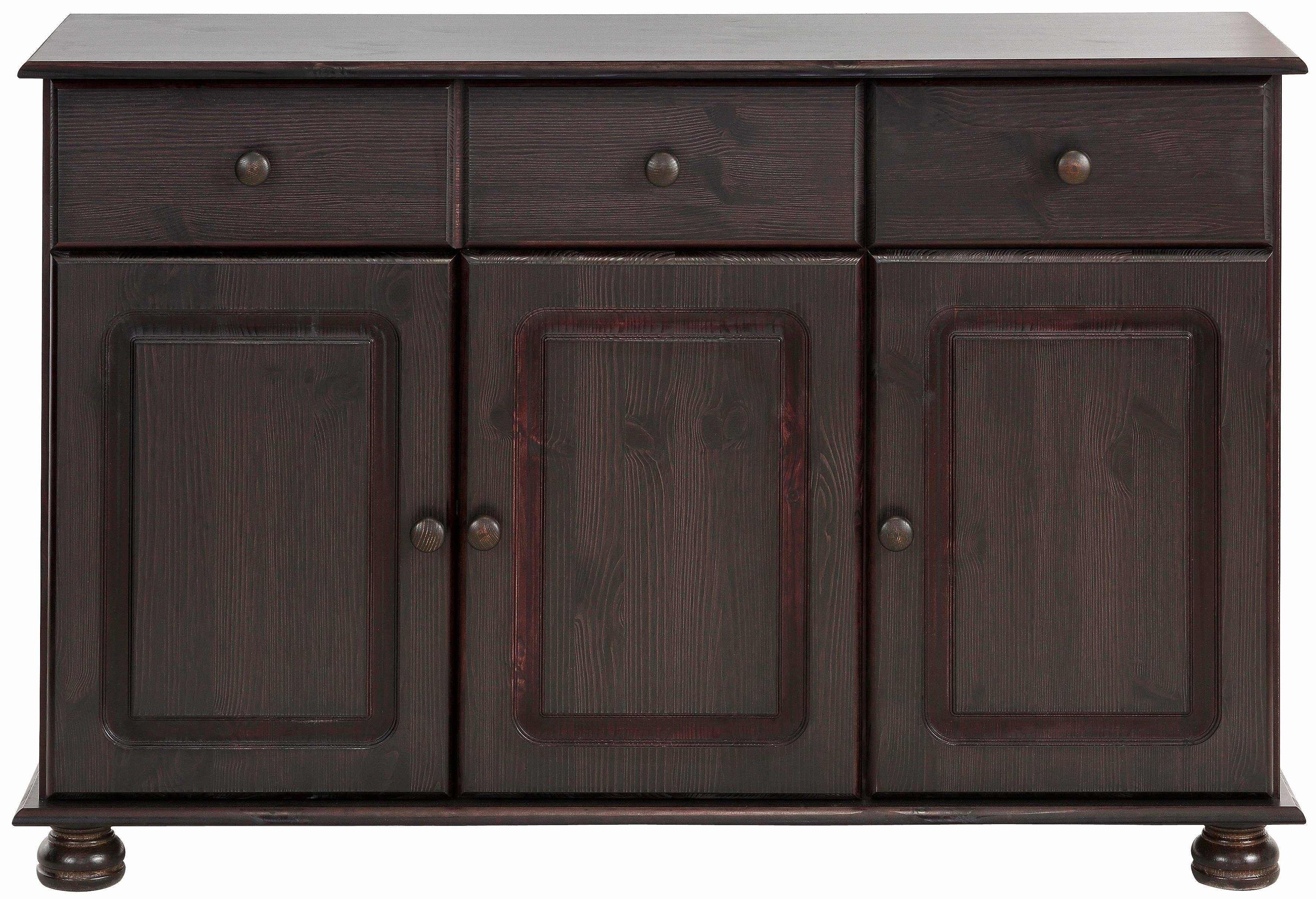 Home Affaire Sideboard Mette Kommode Mit Gefrästen Kugelförmigen