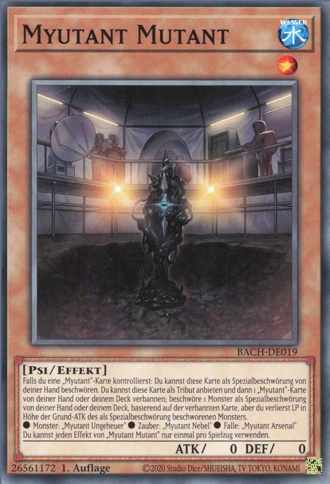 Recollectibles Sammelkarte Yugioh Karte Myutant Mutant Deutsch Yu Gi