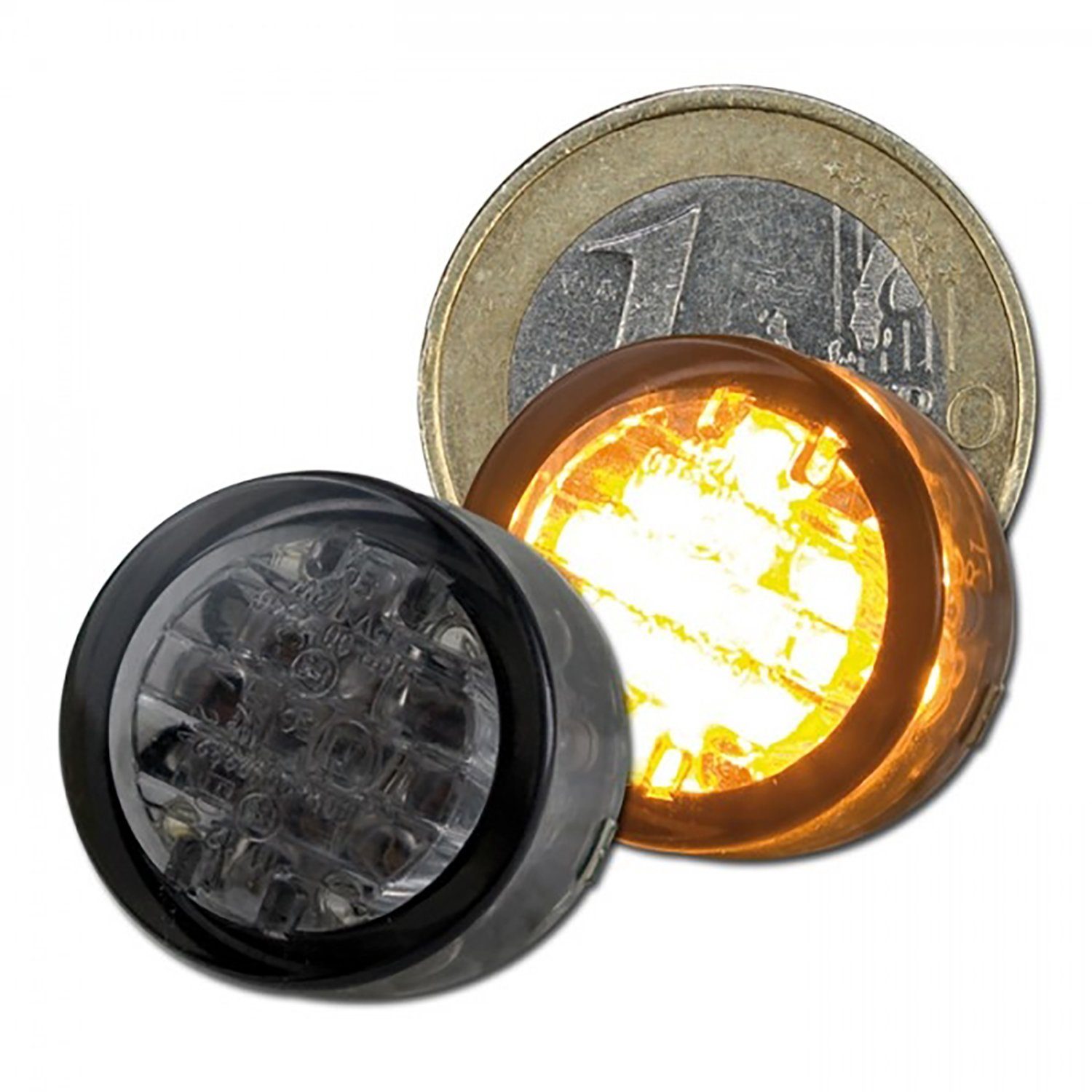 ZIEGER Blinker Einbaublinker Twenty getönt Paar inkl. Gehäuse
