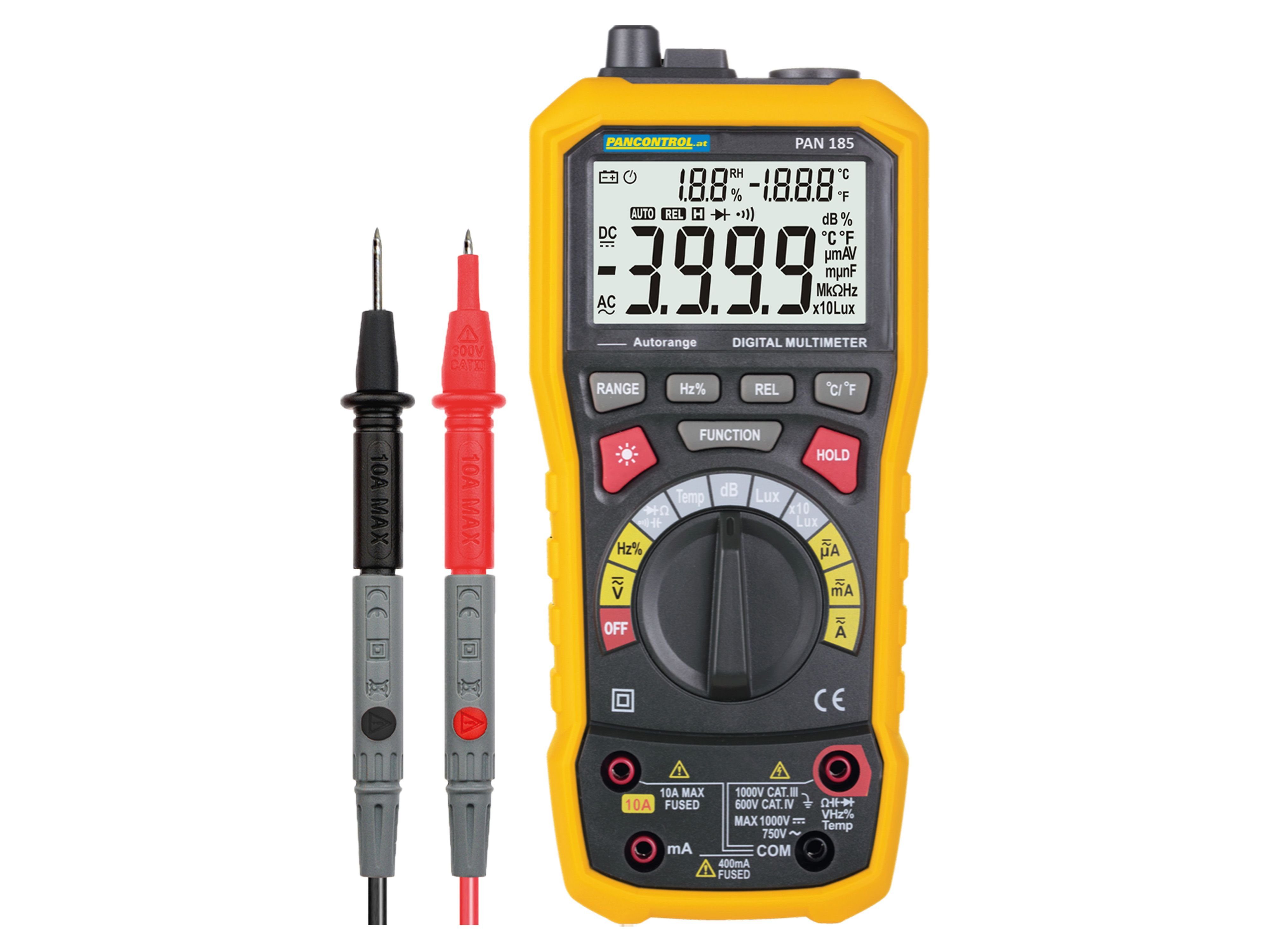 Pancontrol Multimeter PANCONTROL Multisensor-Messgerät, PAN 185
