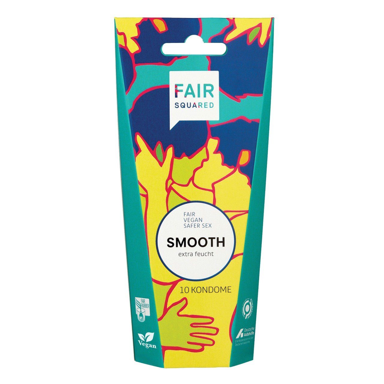 Fair Squared Einhand-Kondome FAIR SQUARED Smooth 10 St.