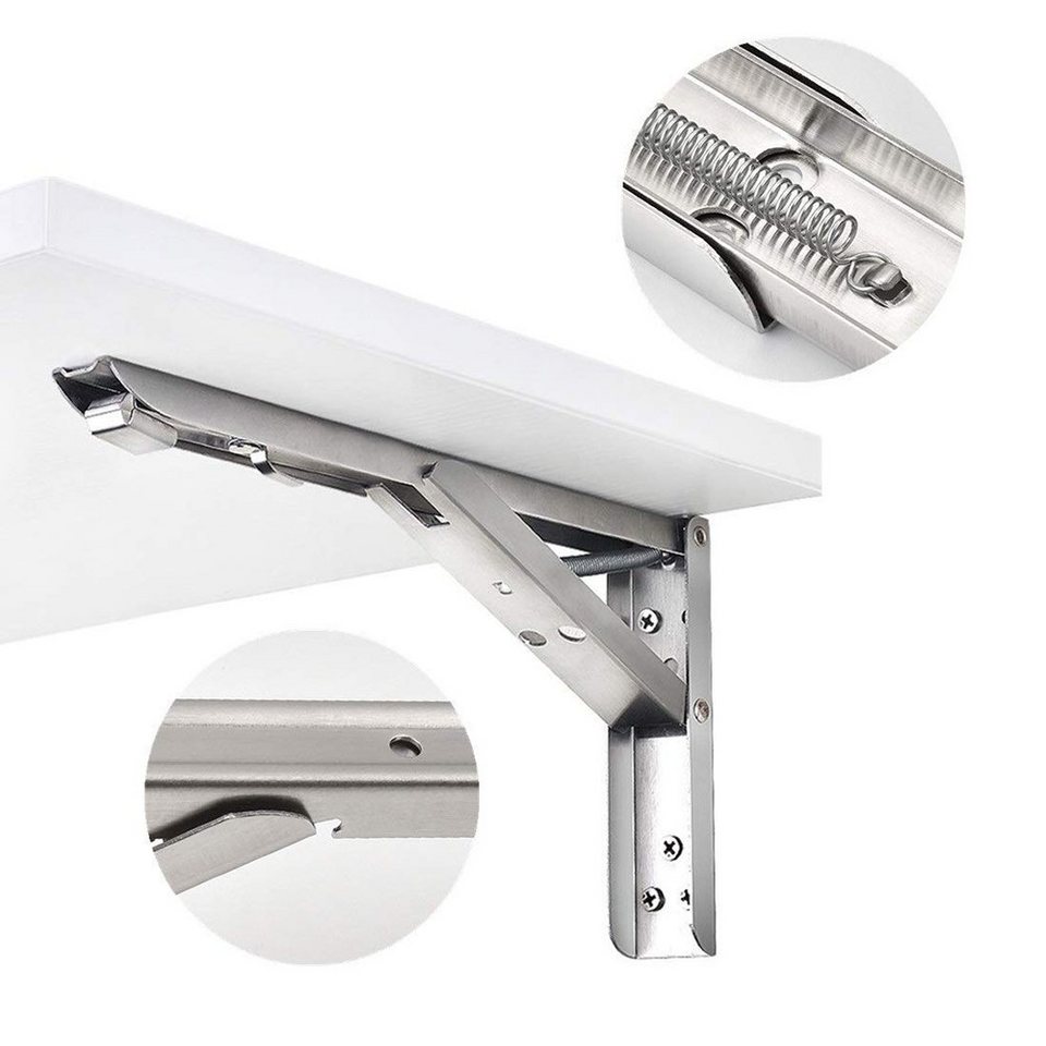 Bayli Wandregalhalter 2er Set 10 Zoll Regalträger Aus Edelstahl 241mm