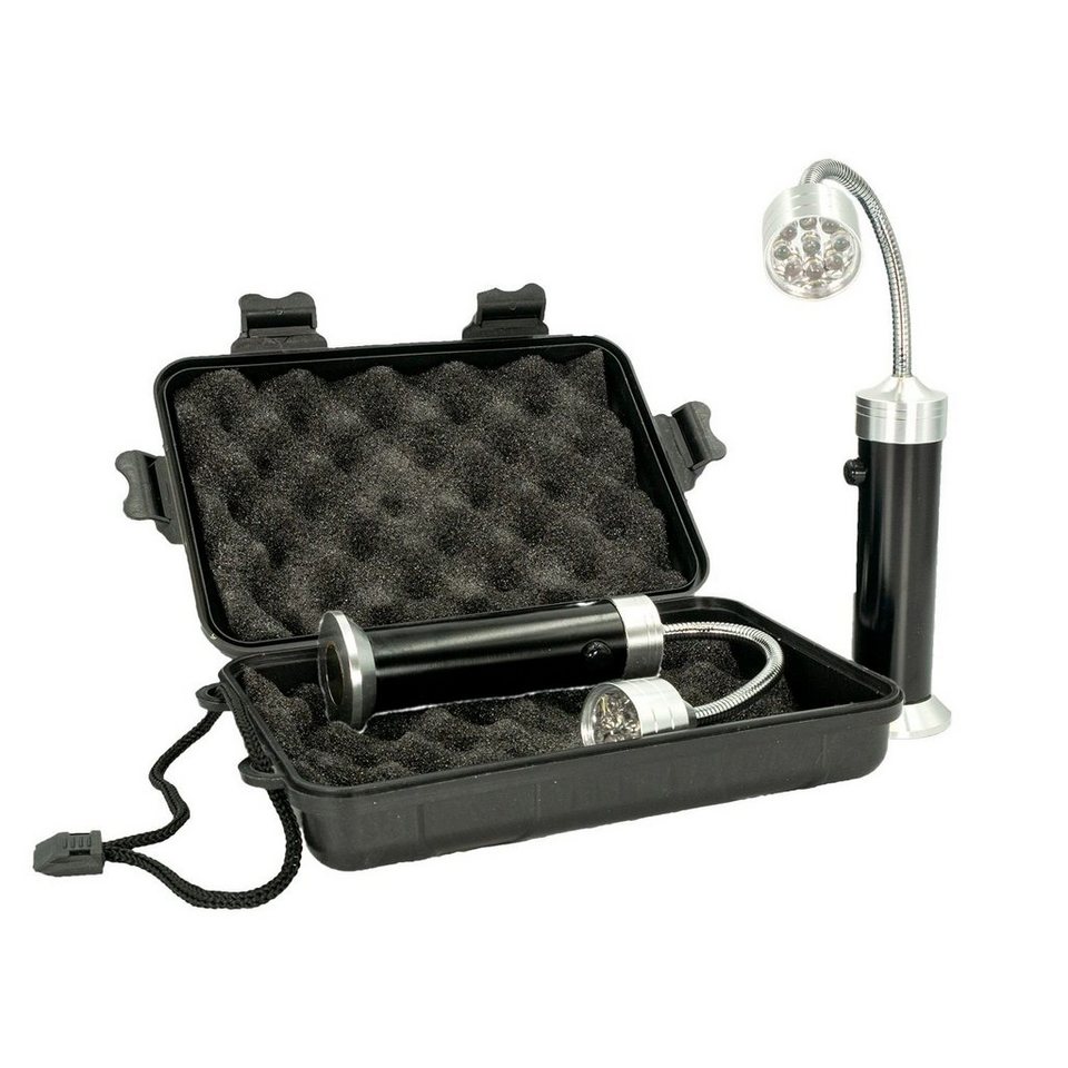 Intirilife Grilllampe In Schwarz Silber Mit Aufbewahrungsbox 25 X